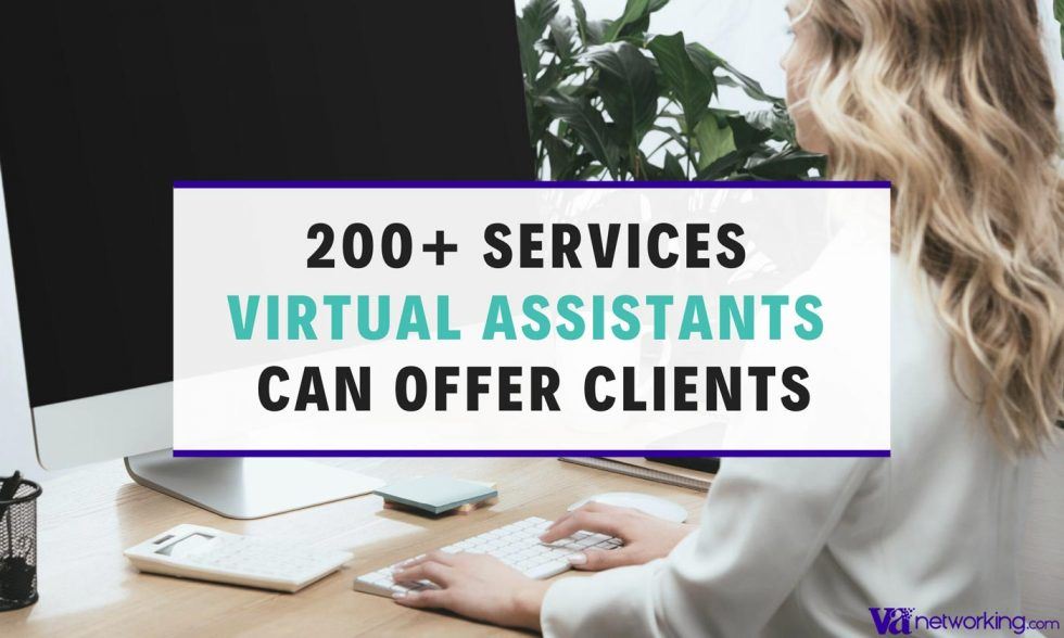 200 Services a Virtual Assistant Can Offer Clients